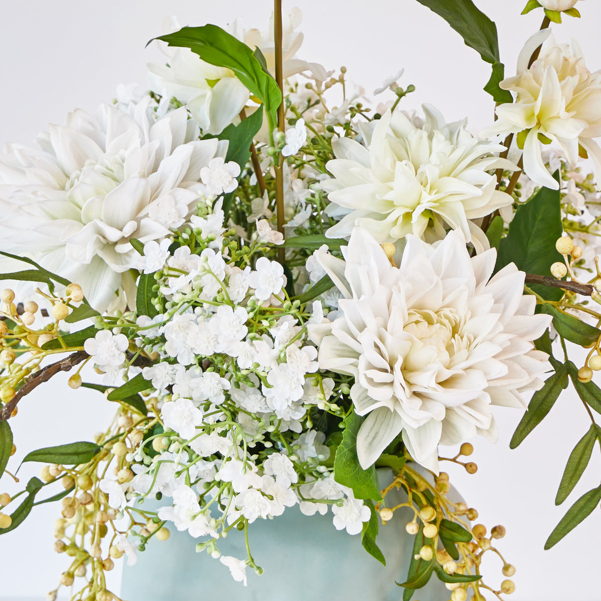 REAL TOUCH DAHLIA x3 WHITE 65CM - 7077WH (Box of 12) – Reliance Trading ...